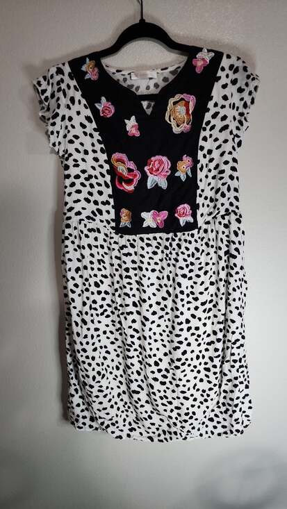 kirundo | Dresses | Kirundo Womens Leopard Print Floral Embroidered ...